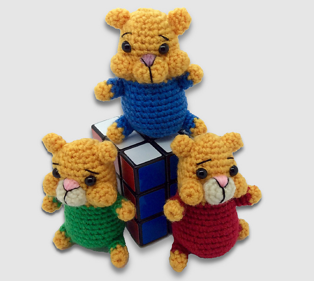 Ravelry: Cheeky Chipmunks pattern by Lonemer Creations