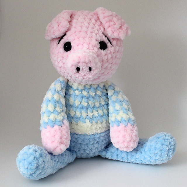 Ravelry: Paddy the Pig pattern by Lonemer Creations