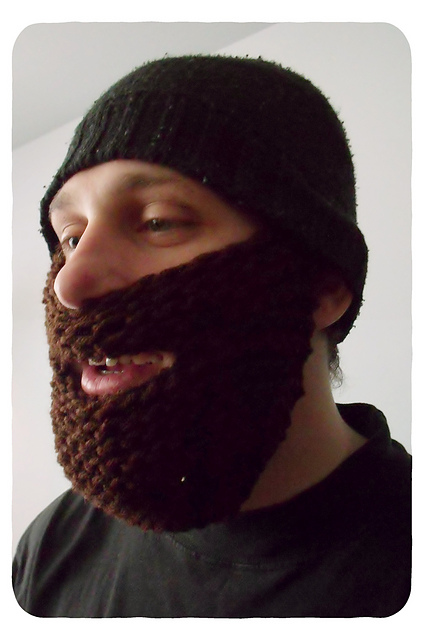 Ravelry: Loom knitting beard pattern by Christina Fasoula