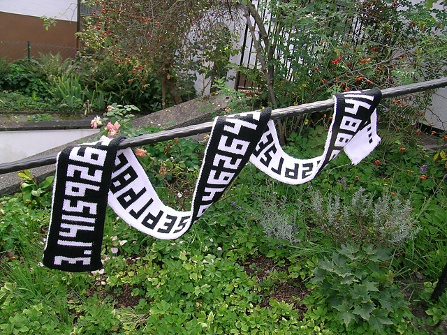 Ravelry: loonywooly's digit of pi scarf