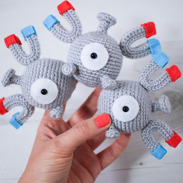 Ravelry: Magneton Pokemon Amigurumi pattern by Cathrine Johansson