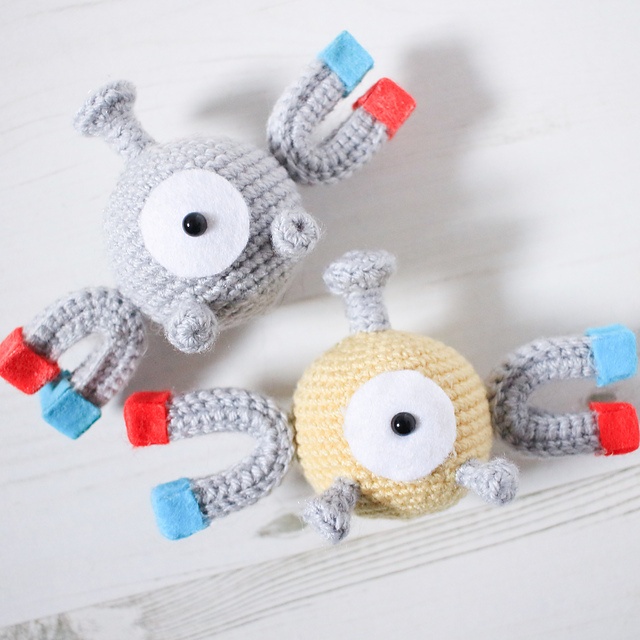 Ravelry: Magnemite Pokemon Amigurumi pattern by Cathrine Johansson