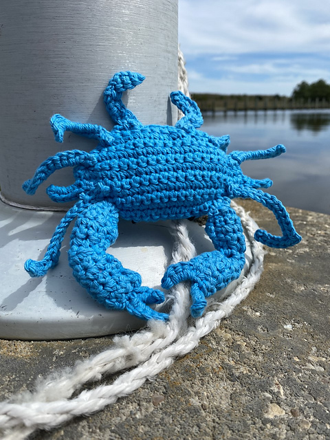 Ravelry: Crochet Chesapeake Blue Crab pattern by Lori Rose