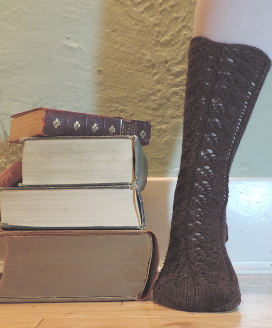 Ravelry: Secret Library Socks pattern by Fibrely