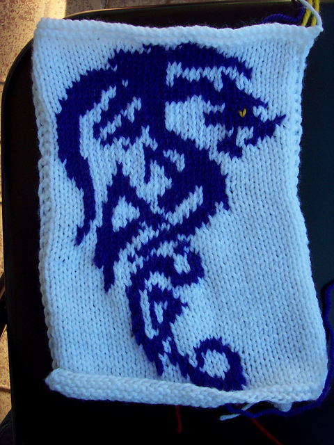 Ravelry: Celtic Dragon Grid pattern by AMBER RICE