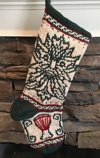 Ravelry: Green Man stocking pattern by Darlene Swaim