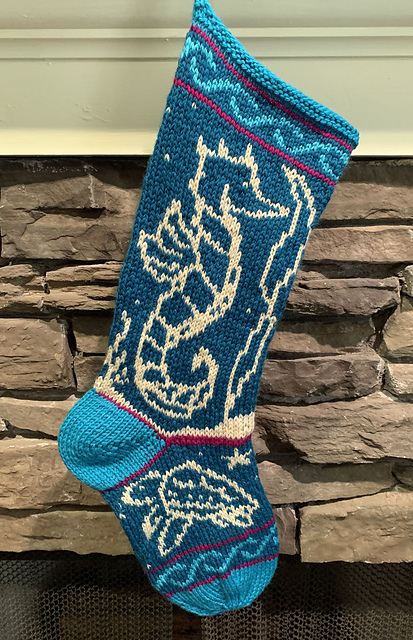 Ravelry: Under the Sea Stocking pattern by Darlene Swaim