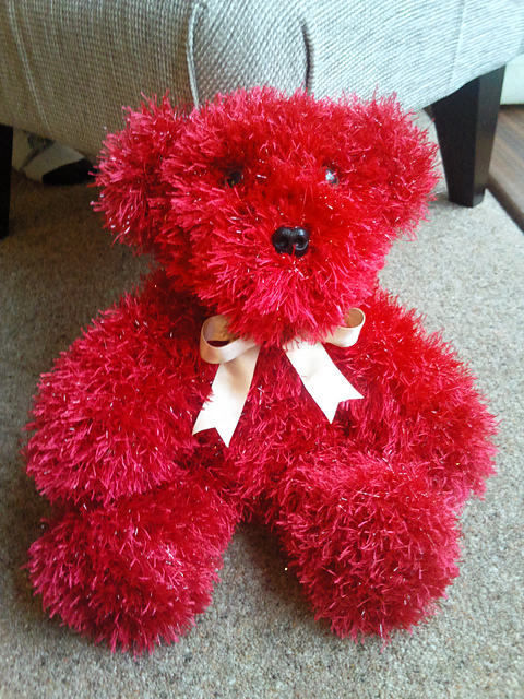 Ravelry: Funky Fur Teddy Bear pattern by Sirdar