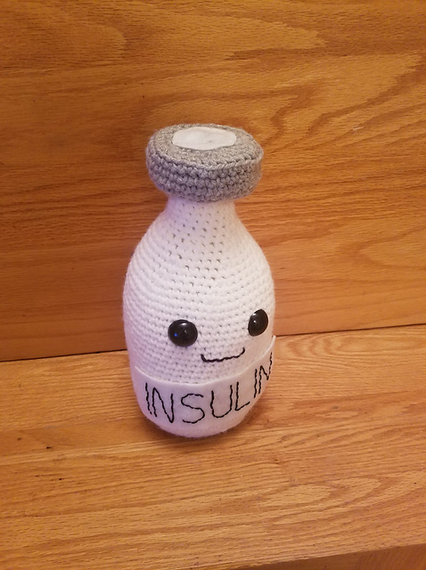 Ravelry: Insulin Bottle pattern by Louisa Jenness
