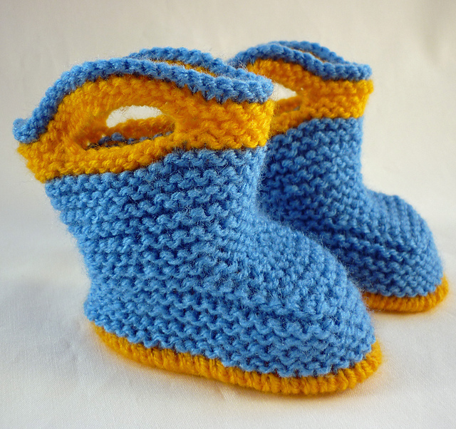 Ravelry: Splish Splash Splosh Baby Booties pattern by Julie Taylor