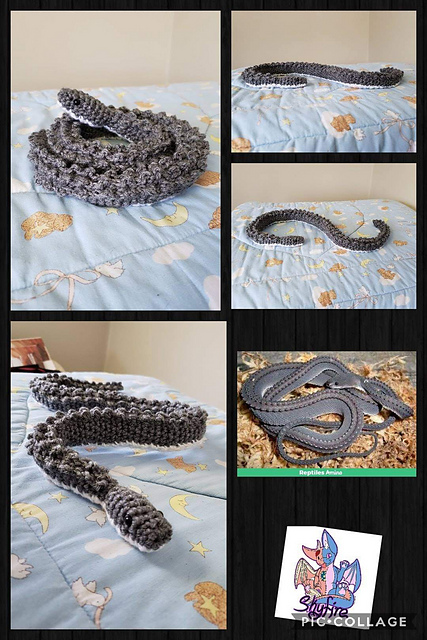 Ravelry: Dragon Snake pattern by Beth Mulligan of Skyfire Creations