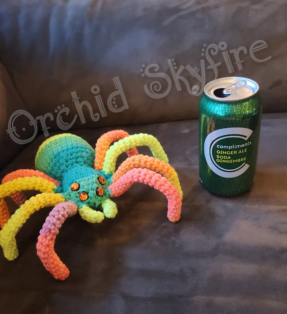 Ravelry: Tarantula Plush pattern by Beth Mulligan of Skyfire Creations