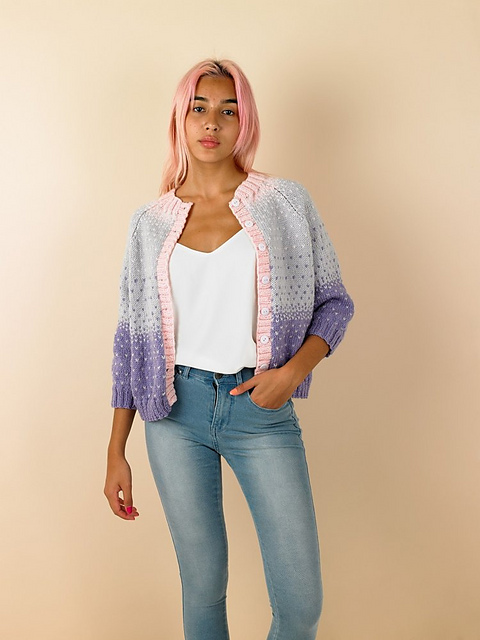 Ravelry: Confetti Cardigan pattern by Paintbox Yarns