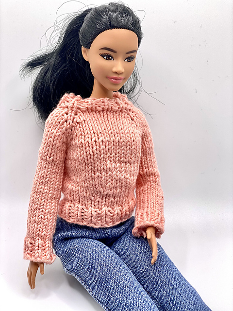 Ravelry: Barbie doll Everyday Sweater pattern by Evelyn Chiu