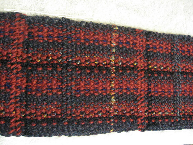 Ravelry: Alex's Plaid Scarf pattern by Sue Caldwell