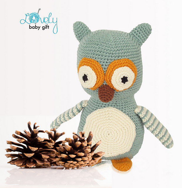 Ravelry: Owl stuffed toy crochet pattern pattern by Viktorija Dineikiene