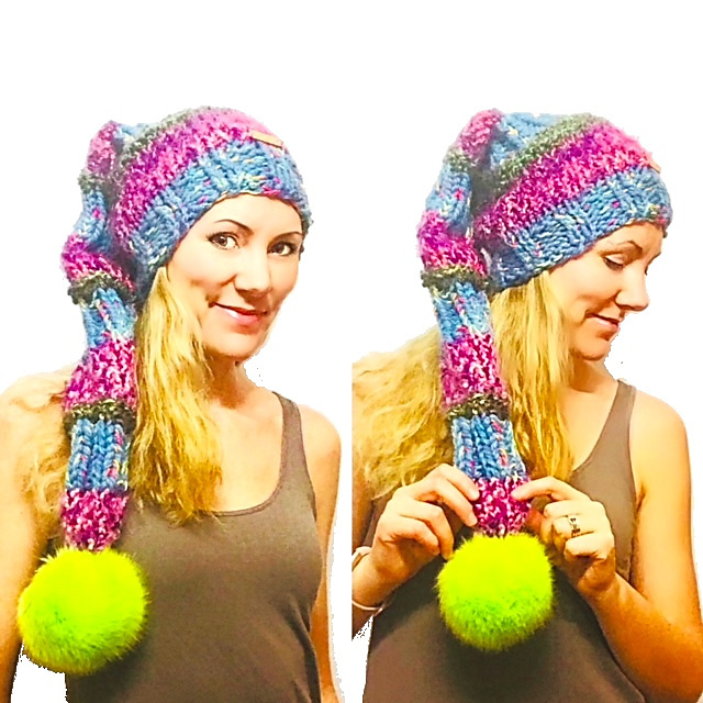 Ravelry: Megan Pixie Stocking Cap pattern by Amanda Lee