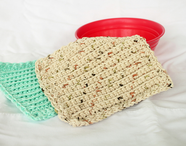 Ravelry: Easy Ridged Dishcloth pattern by Alaina Smith