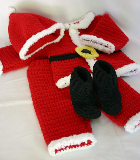 Ravelry: Baby Santa Suit pattern by Alaina Smith