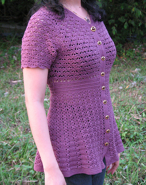 Ravelry: Orchid Top pattern by Lily Go