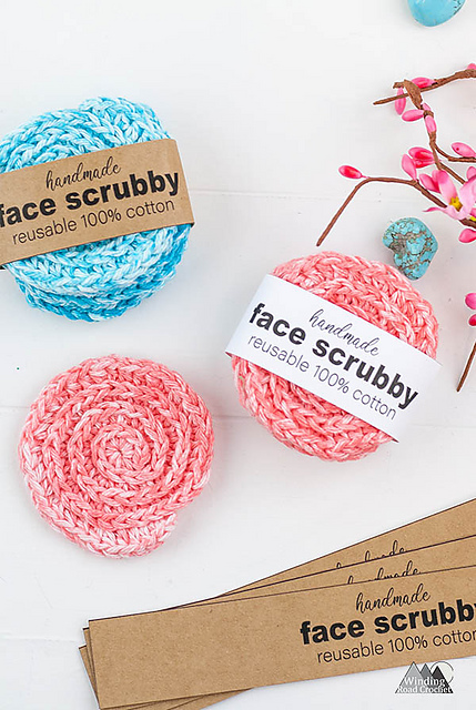 Ravelry: Seeing Spirals Face Scrubby pattern by Lindsey Dale