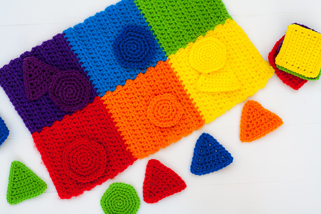 Ravelry: Color and Shape Sorting Game pattern by Lindsey Dale