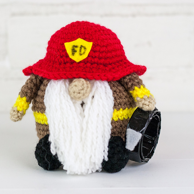 Ravelry: Firefighter Gnome pattern by Lindsey Dale