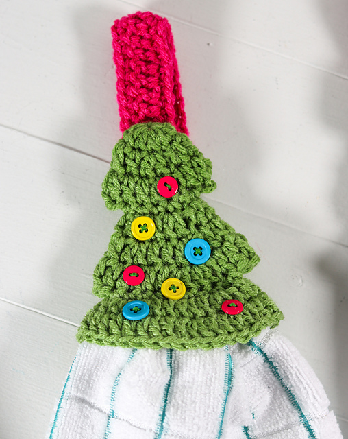 Ravelry: Winter Tree Towel Topper pattern by Lindsey Dale