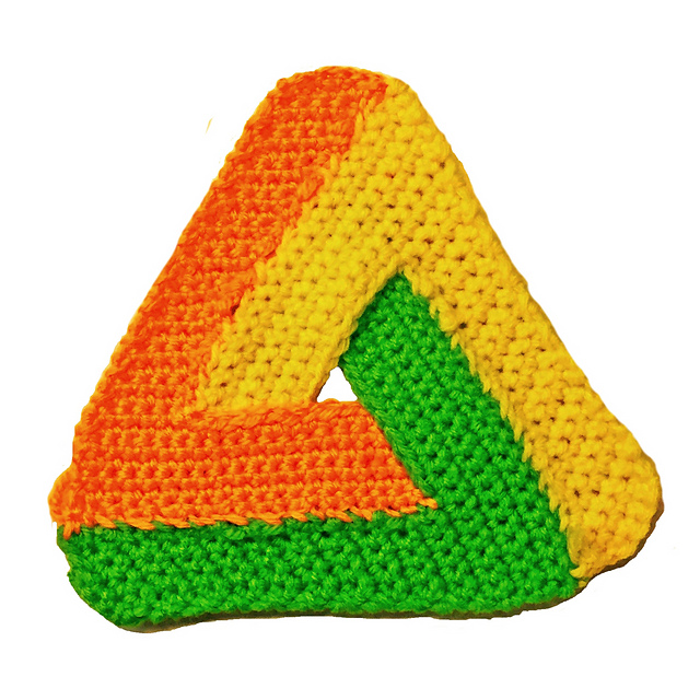 Ravelry: Crochet Penrose Triangle Hot Pad pattern by Linnea Rylander
