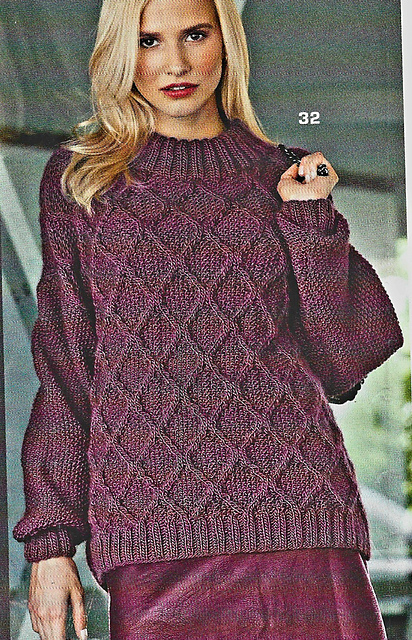 Ravelry: # 32 Pull motif à losanges pattern by Sabrina/Sandra team ...