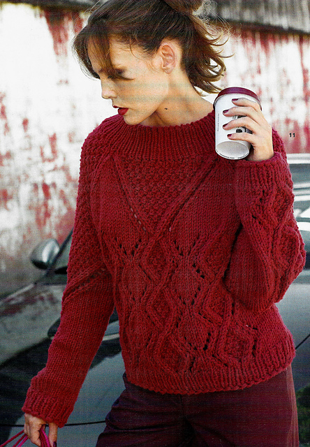 Ravelry: # 11 Pull motif à losanges pattern by Sabrina/Sandra team ...