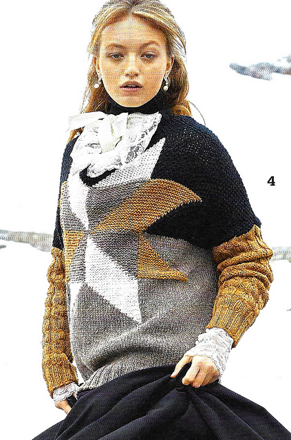 Ravelry: # 04 Pull large avec motif d'étoile pattern by Stricktrends ...