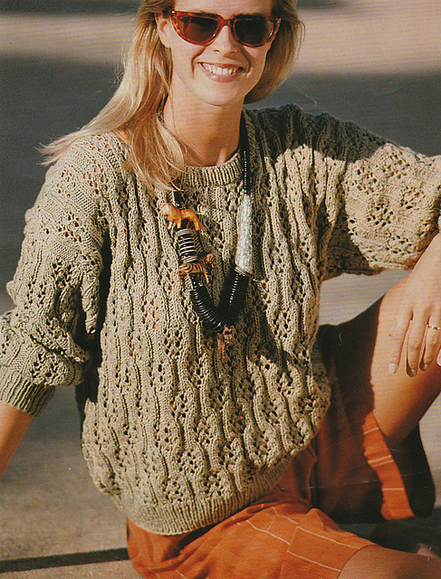 Ravelry: # 14 Pull vert pattern by Sandra Magazine