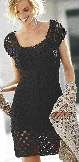 Ravelry: # 39 Robe avec empiecement au crochet pattern by Sabrina ...