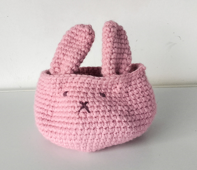 Ravelry: Bunny Rabbit Basket Bag pattern by Cheryl L. Cambras