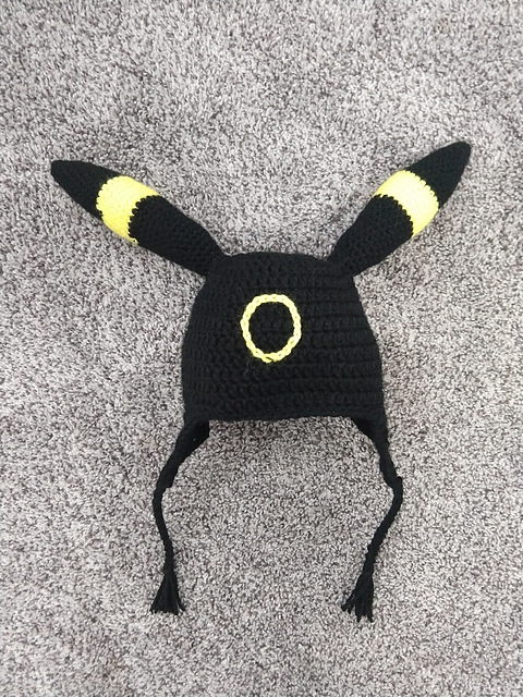 Ravelry: Dark Evolution Hat -- Inspired by Pokemon Umbreon pattern by ...