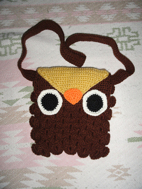 Ravelry: Woodland Owl Bag pattern by Laura Bozeman