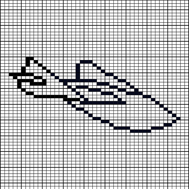 Ravelry: SpaceShipOne Chart pattern by Iris McLeary