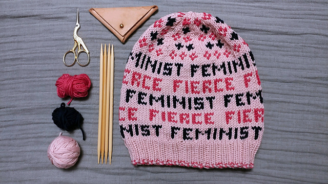 Ravelry: Fierce Feminist pattern by Kiki Hall