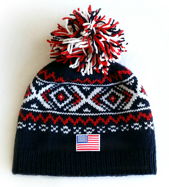 Ravelry: 2018 Winter Games Hat pattern by Susan Rainey