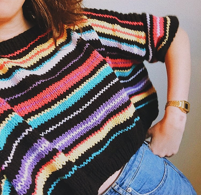 Ravelry: Wisteria Tee pattern by Lydia Simmons