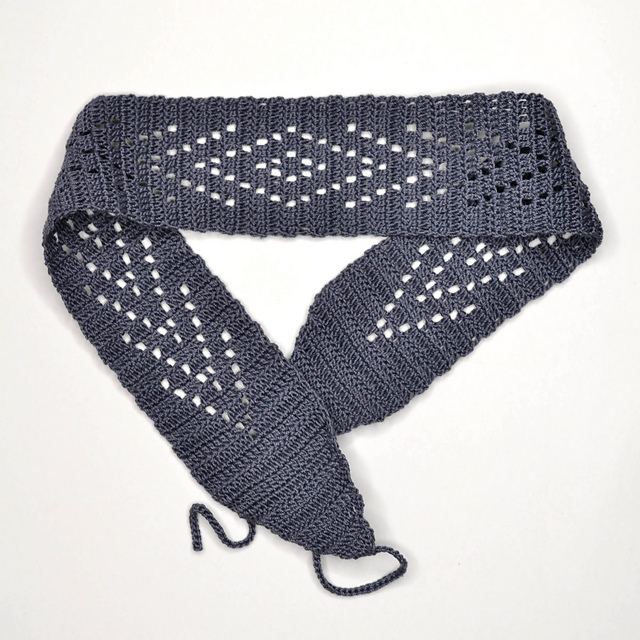 Ravelry: Filet Headband Fir Tree pattern by Vita Mašalienė