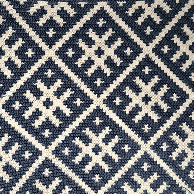 Ravelry: Mosaic Rose Grid pattern by Vita Mašalienė