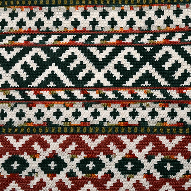 Ravelry: Mosaic Blanket Saules Gija pattern by Vita Mašalienė