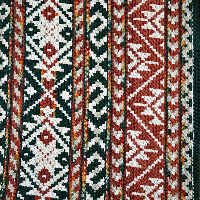 Ravelry: Mosaic Blanket Obelu Gija pattern by Vita Mašalienė