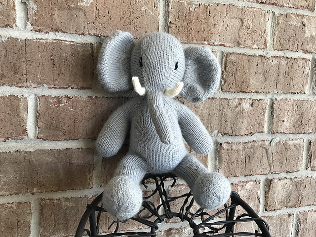 Ravelry: A Medium Thoughtful Elephant pattern by Maya Martin