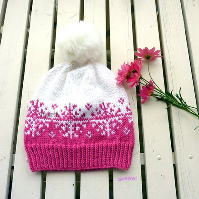 Ravelry: mabe58's RÅÅSA og HVIT Vinterstorm/Winterstorm hat