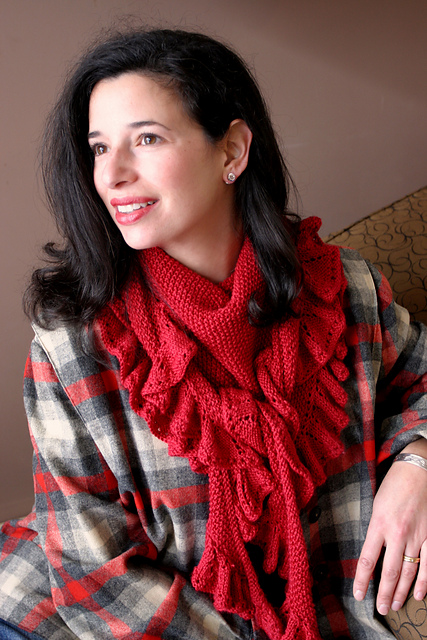 Ravelry: # 077 Silk Alpaca Babushka pattern by Leslie Scanlon