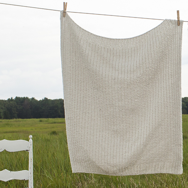 Ravelry: # 146 Broken Rib Blanket pattern by Leslie Scanlon