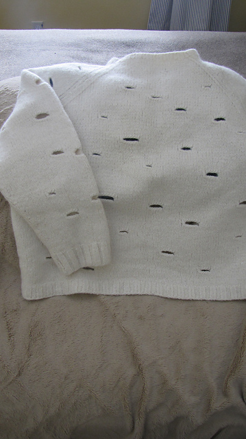 Ravelry: Swiss Cheese Sweater pattern by Susan Wills